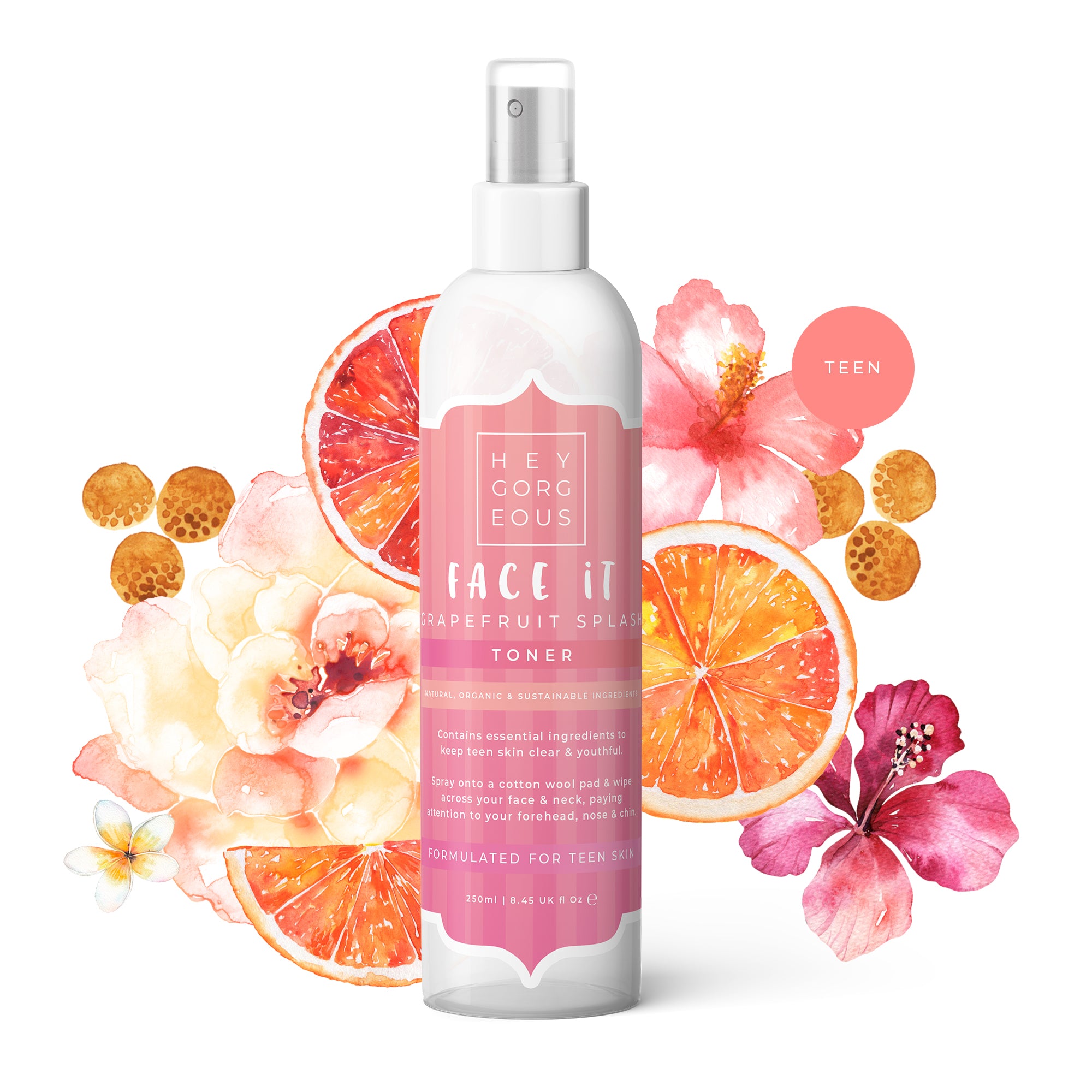 Face It Grapefruit Splash Toner – Hey Gorgeous