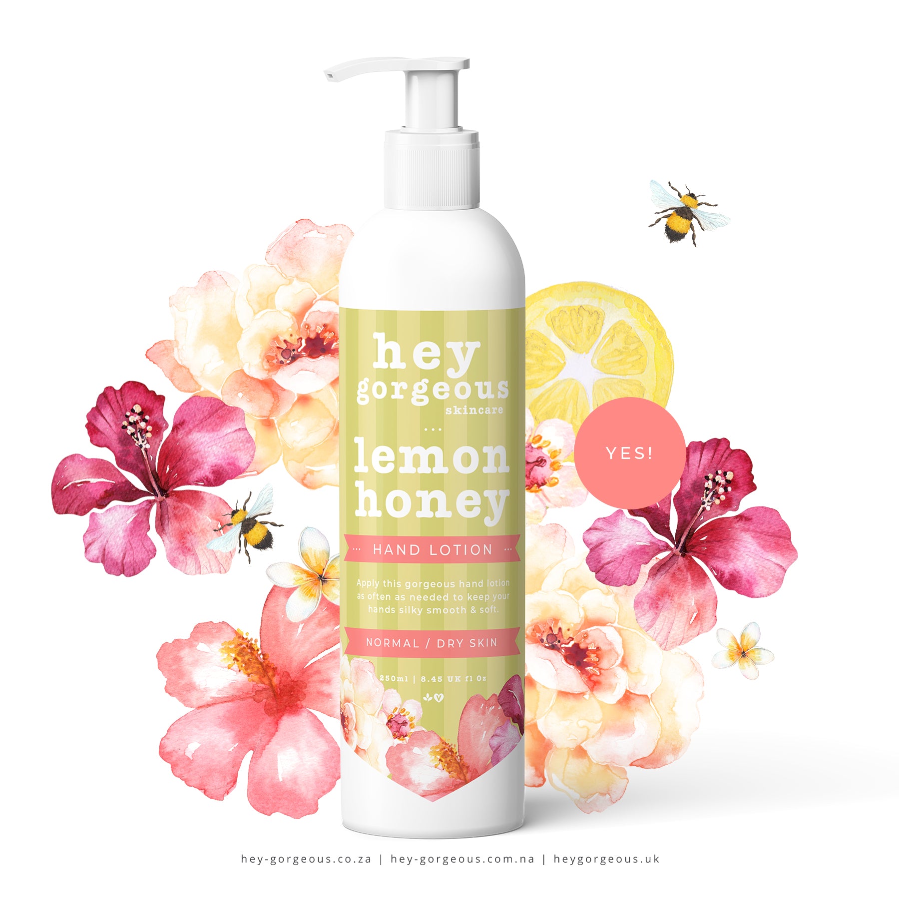Lemon Honey Hand Lotion – Hey Gorgeous